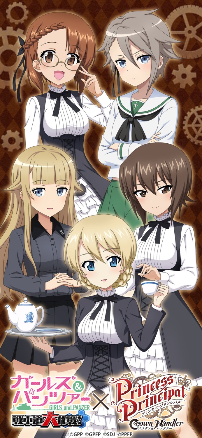 girls und panzer princess principal ange (princess principal) darjeeling nishizumi maho ...